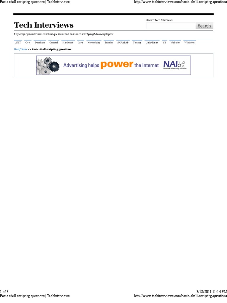 Search Tech Interviews | PDF | Control Flow | Computer File