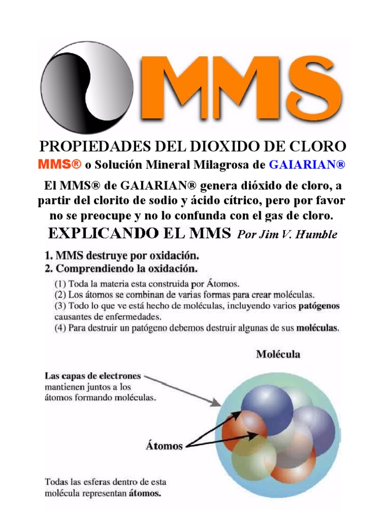 MMS de GAIARIAN® Dioxido de Cloro para El Tratameinto Efectivo de TODAS ...