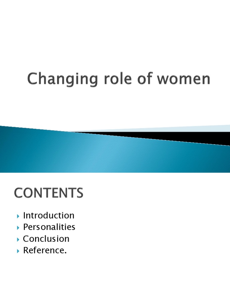 Changing Role of Women | PDF
