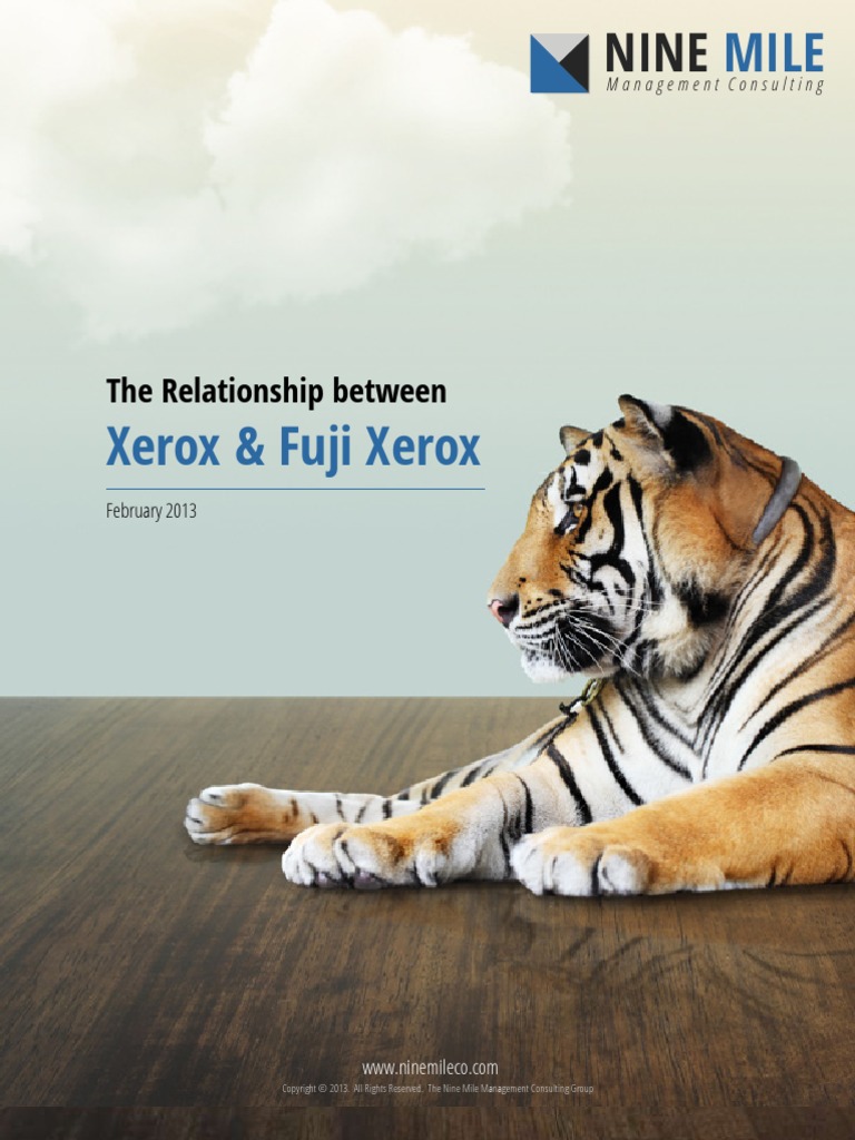 The Relationship Between Xerox and Fuji Xerox | PDF | Fujifilm ...