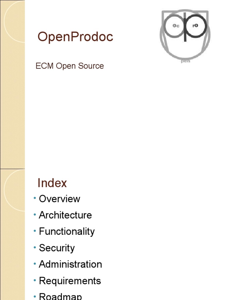 OpenProDoc Overview | PDF | Application Programming Interface | File System