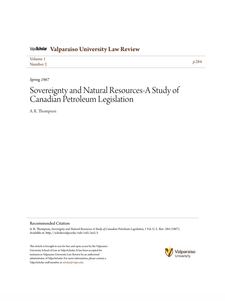 Sovereignty and Natural Resources | PDF | Arbitral Tribunal | Arbitration