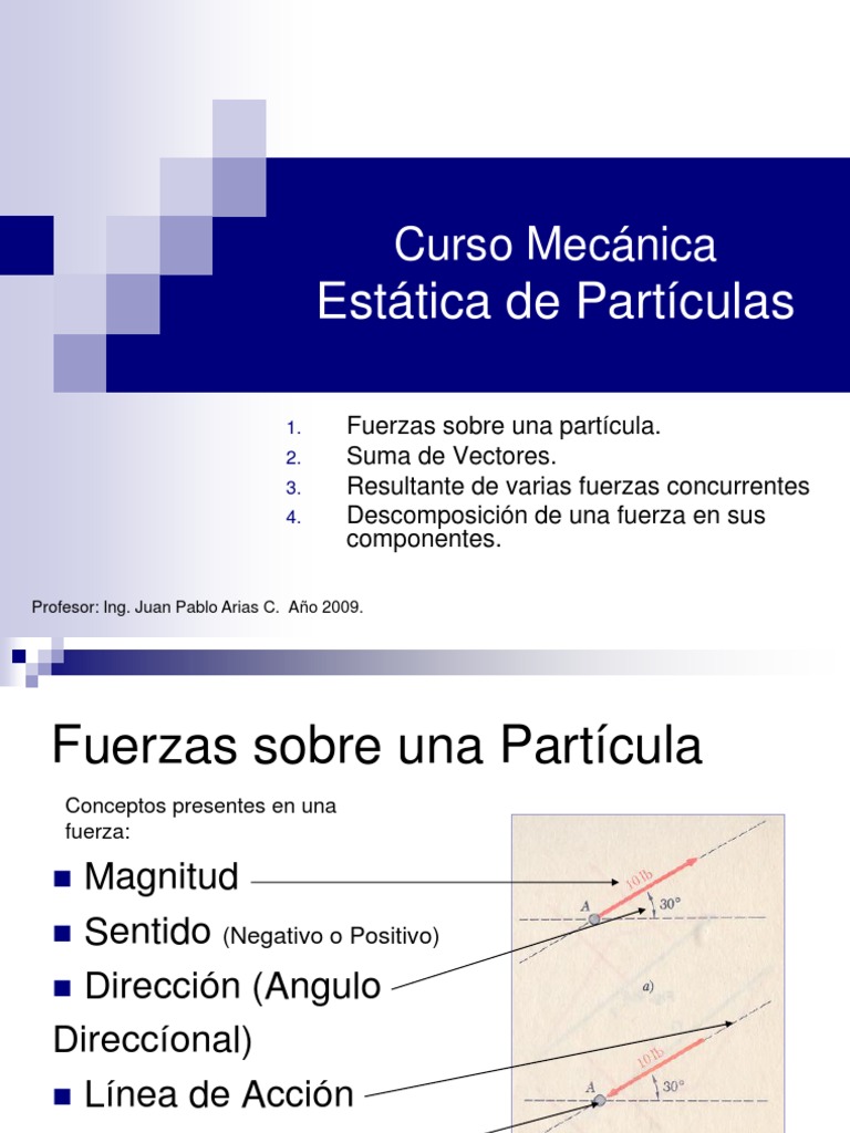 Vectores y Escalares (Estática Del Sólido) | PDF | Vector Euclidiano ...