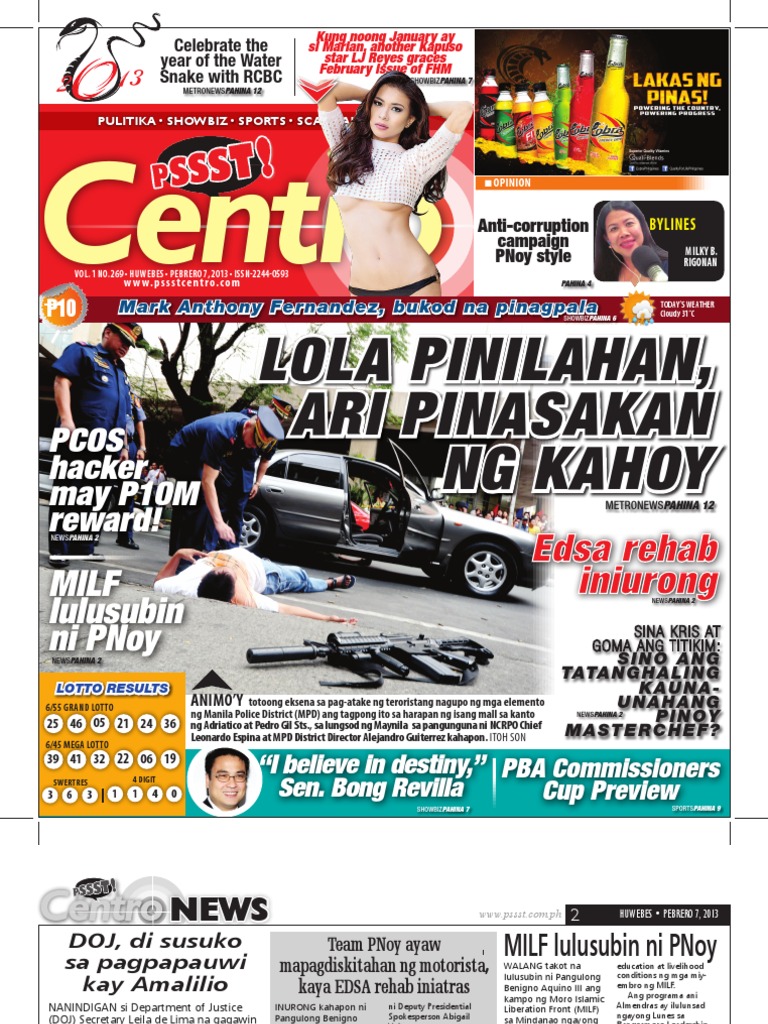 PSSST Centro Feb 7 2013 Issue | PDF