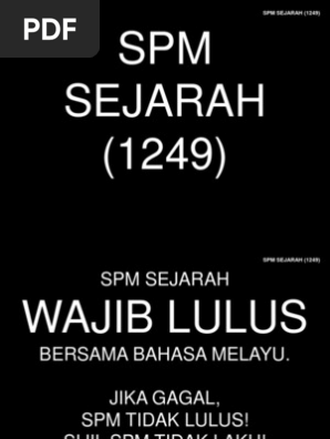 Sejarah Wajib Lulus Spm Factory Sale | emergencydentistry.com