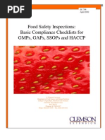 Complete Template For GMP Manual | PDF | Food Safety | Sanitation