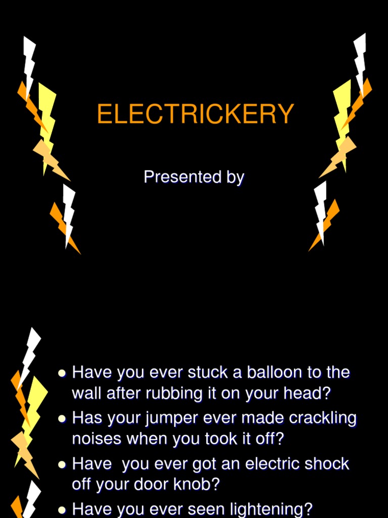 Static Electricity Lesson | PDF | Business