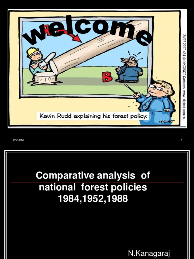 National Forest Policy Comaparison | PDF | Forestry | Forests