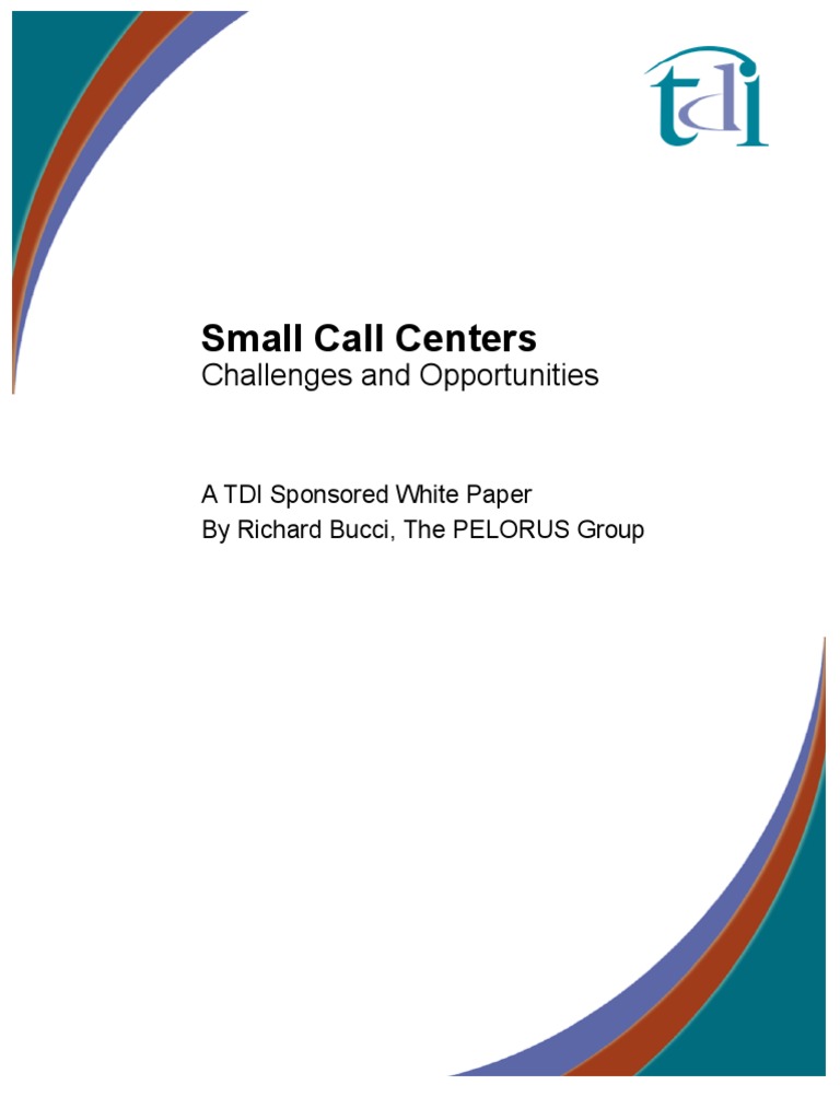 White Paper Small Call Center Website | PDF | Call Centre | Small Business