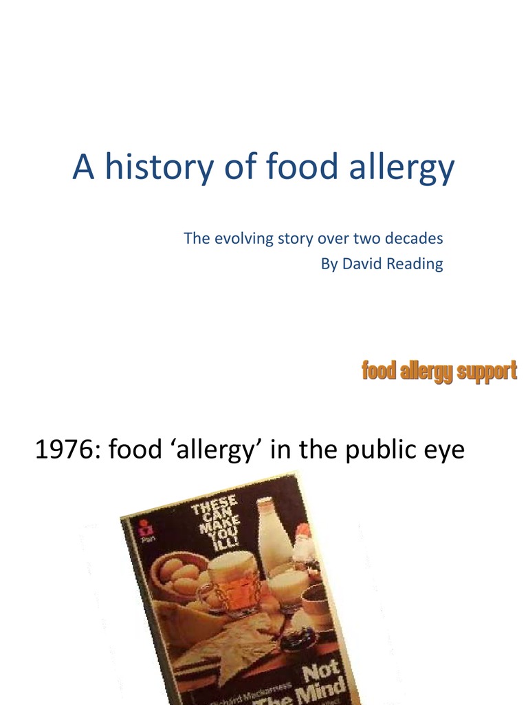 A History of Food Allergy | Food Allergy | Allergy