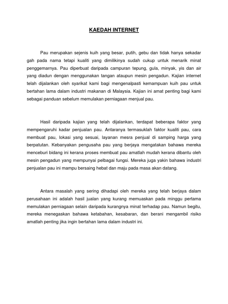Kaedah Internet | PDF