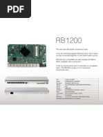 RB750Gr3 Router Specifications | PDF | Router (Computing) | Usb