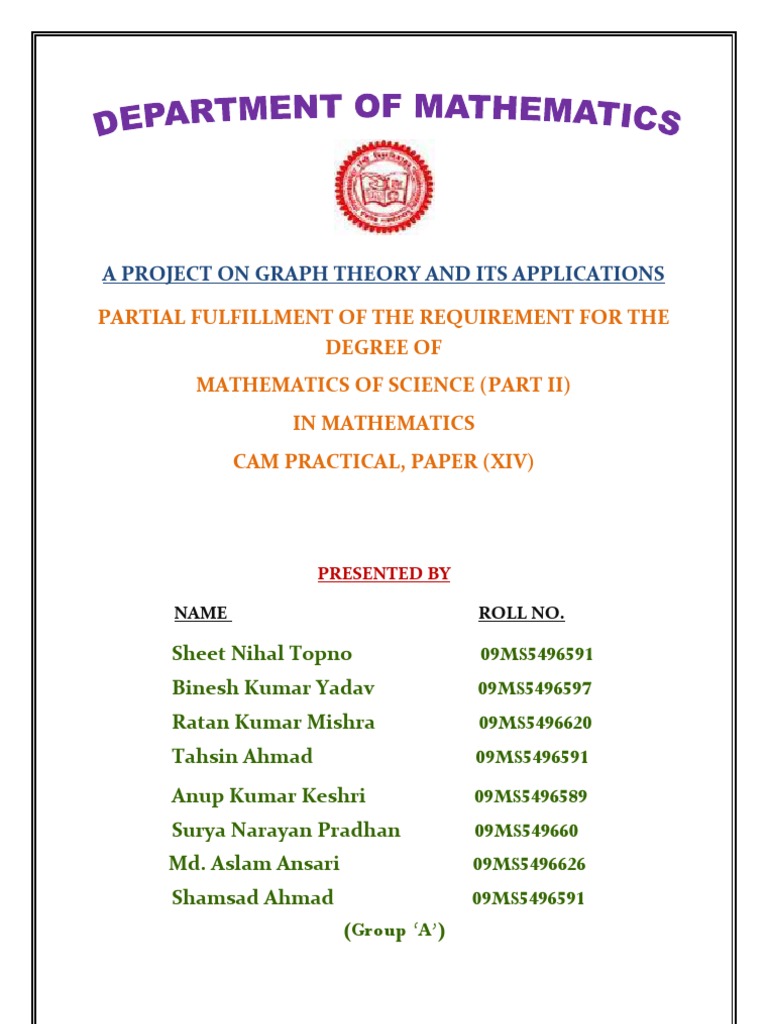 Project On Graph Theory | PDF | Vertex (Graph Theory) | Graph Theory