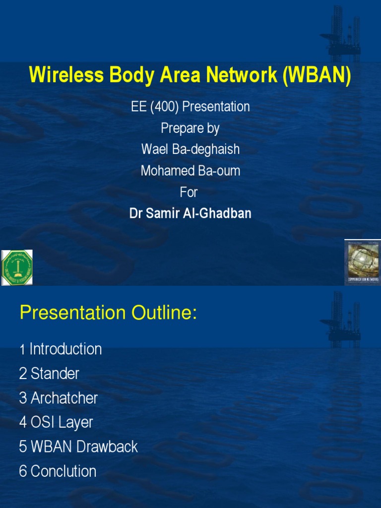 Wireless Body Area Network (WBAN) | Download Free PDF | Communications ...