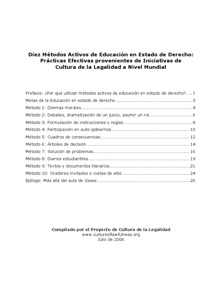 10 Metodos Activos - Practicas Efectivas | PDF