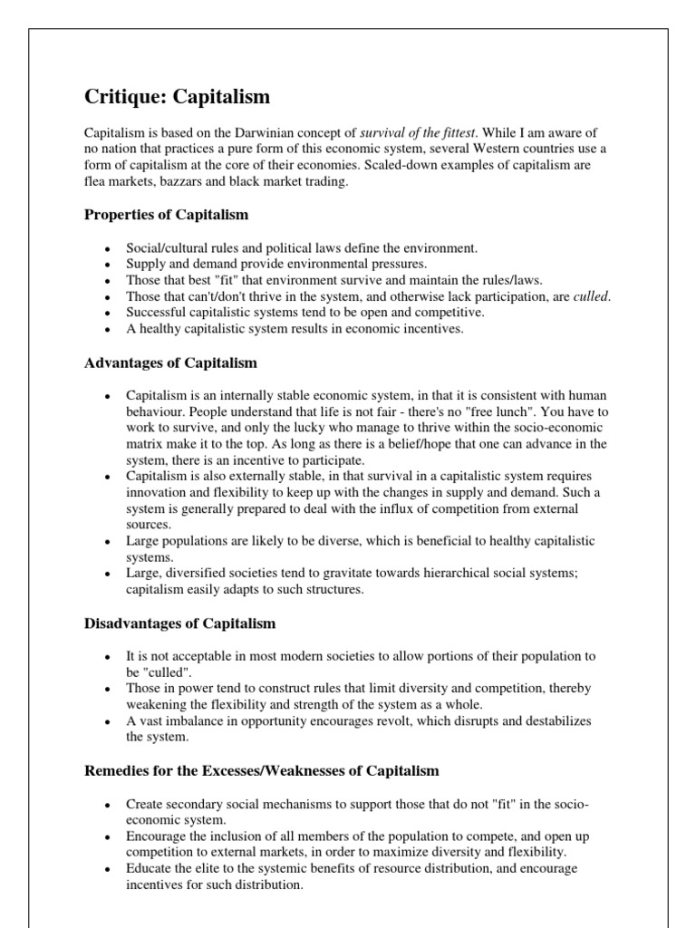 Capitalism Socialism Communism | PDF | Economic System | Capitalism