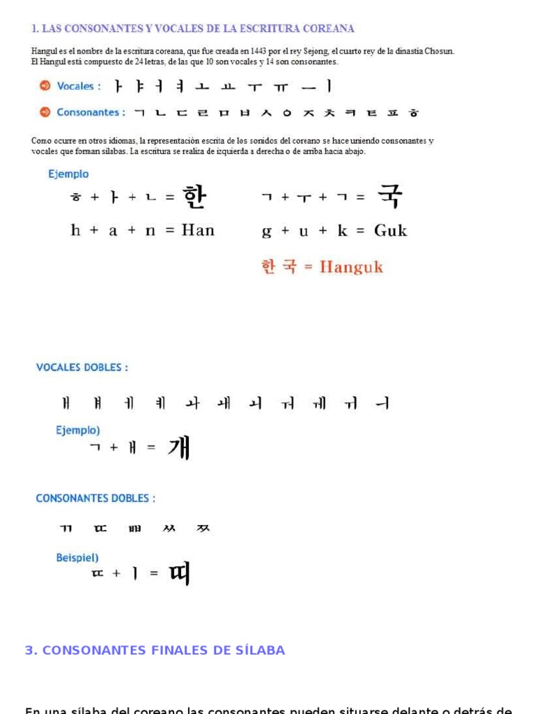 Aprende Coreano Leccion 02 | PDF