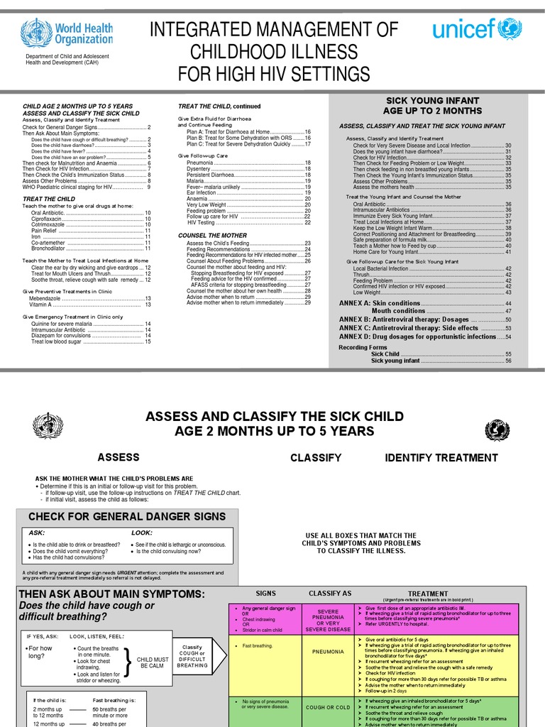 Imci Who | Fever | Malaria
