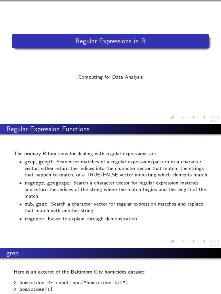 Regular Expressions In R Regular Expression Software Engineering 