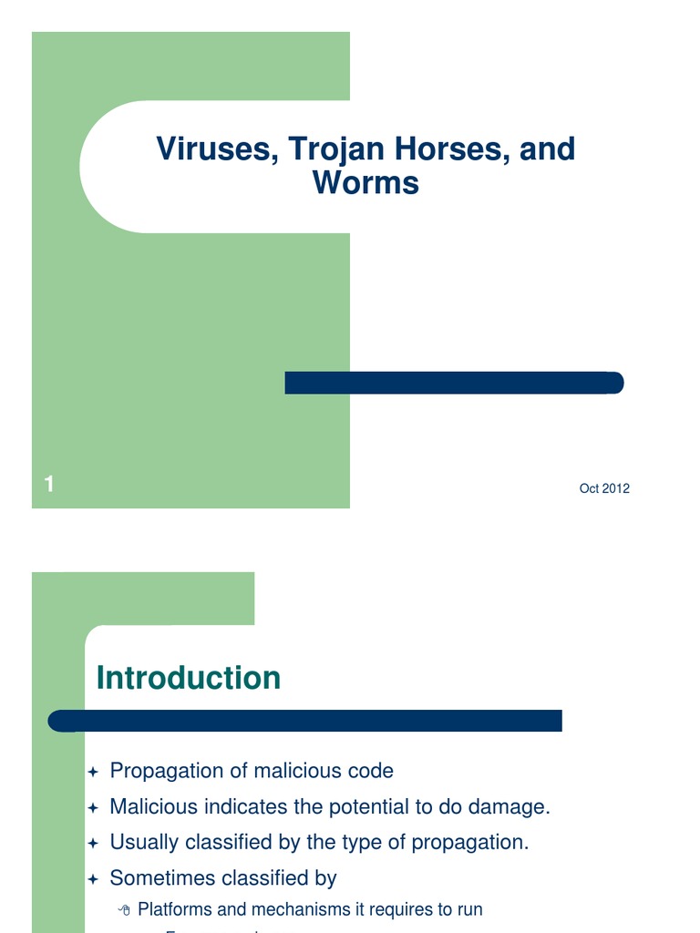 Virus - Trojan and Worms | PDF | Computer Virus | Booting