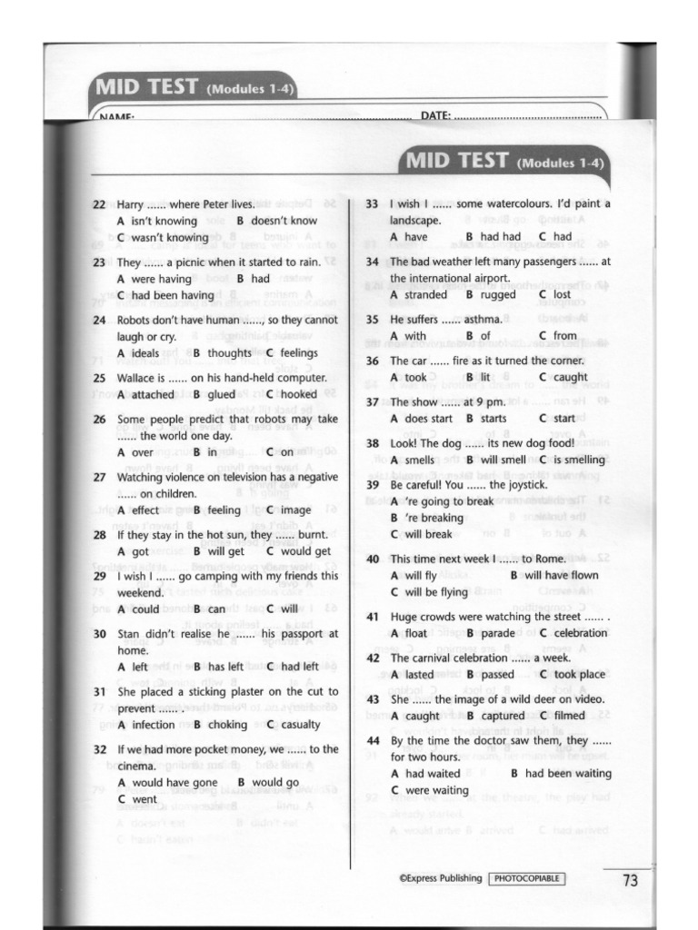 Spark Class D Module 1-4 Test | PDF