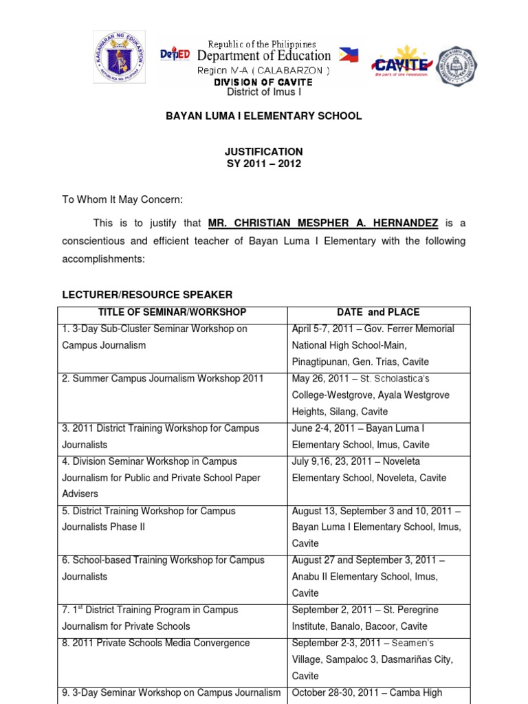 Justification | PDF | Schools