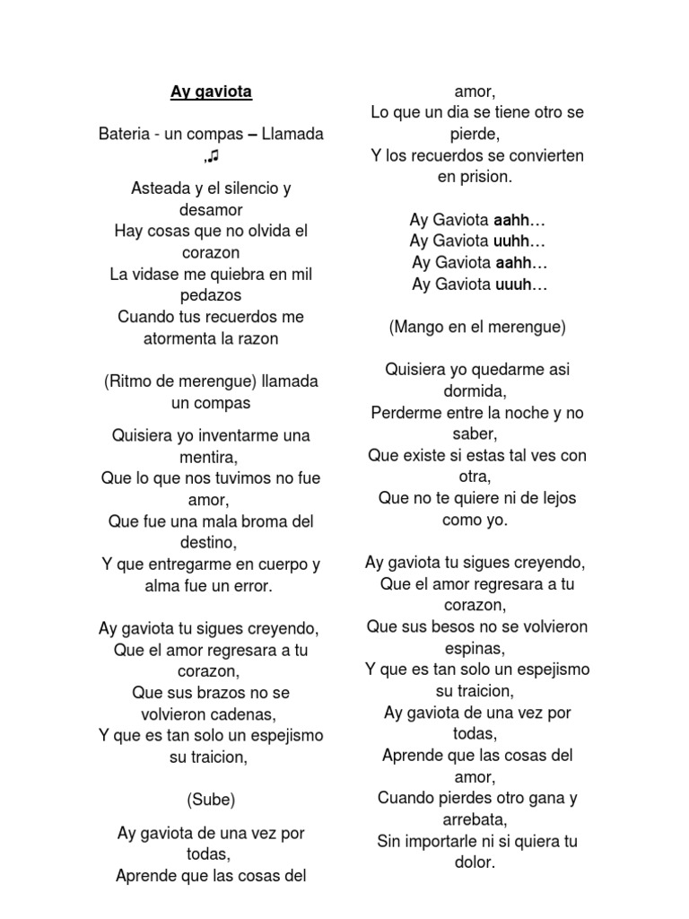 Letras de Concierto 2013 | PDF | Las emociones | Amor