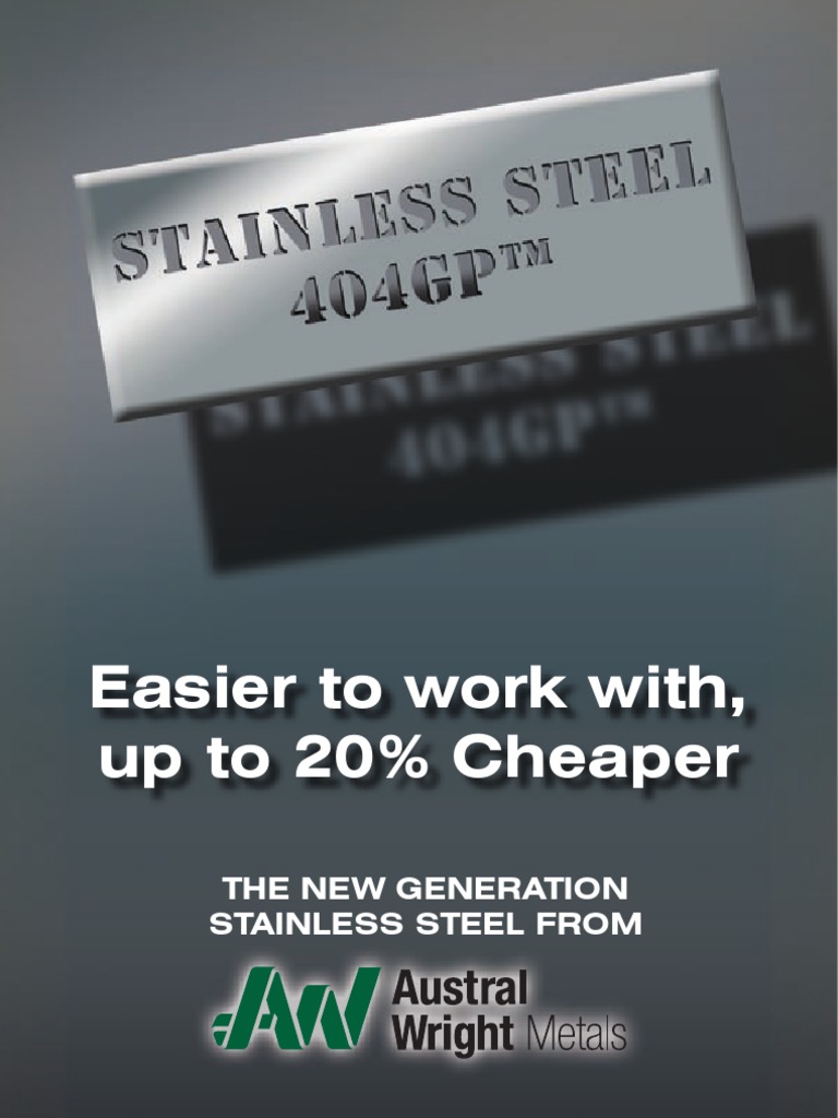 404GP | PDF | Stainless Steel | Steel