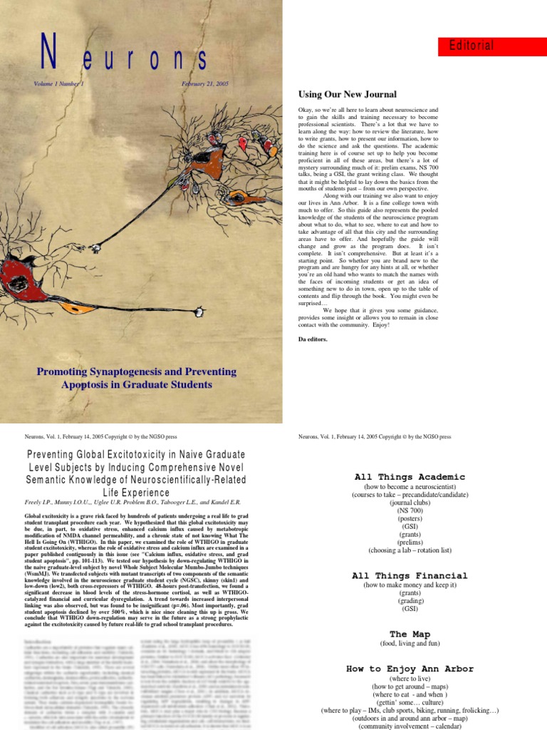University of Michigan Neuroscience | PDF | Synapse | Neural Development