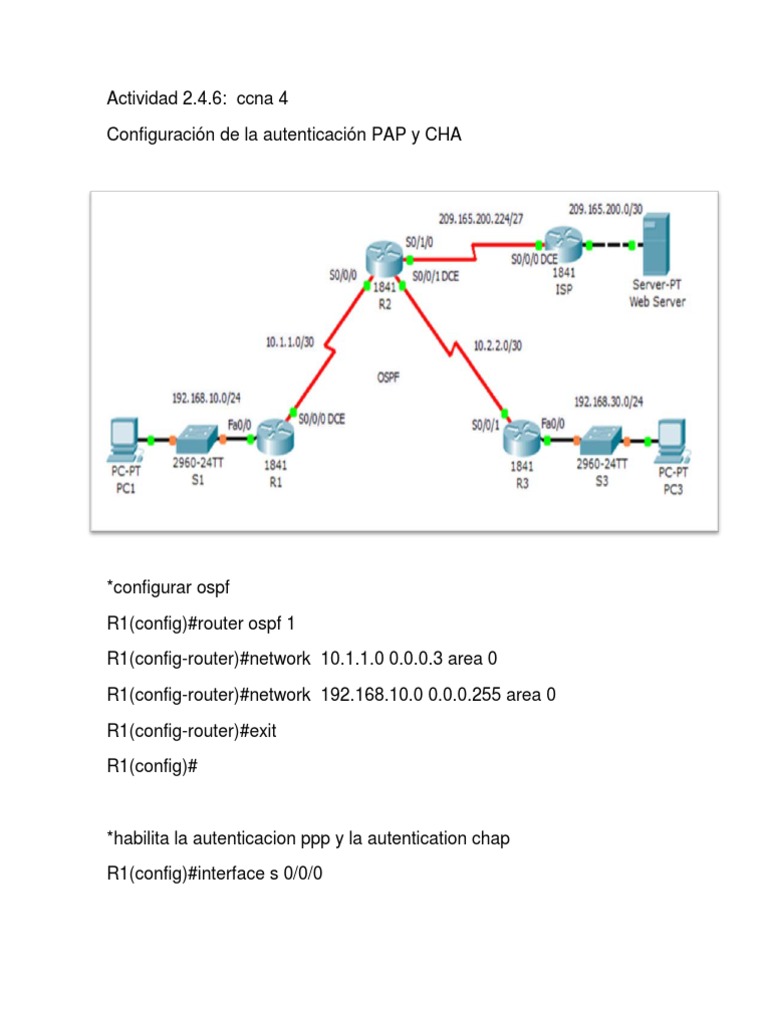 Practica 2.4.6 Ccna 4