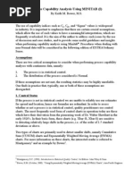 Minitab Capability Analysis Formulas | PDF | Standard Deviation ...