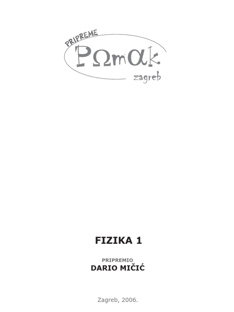 Skripta Iz Fizike | PDF