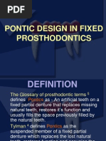 Perio-Prosthodontic Pontic Site Management, Part I: Pontic Designs and ...