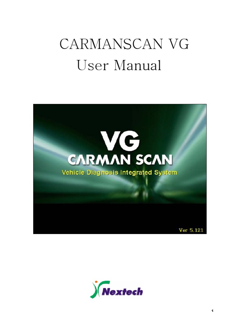 Manual Carman Scan VG | PDF | Battery Charger | Usb