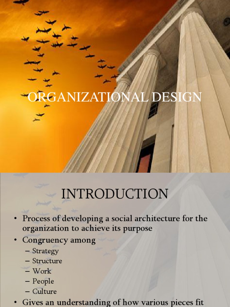 Organizational Design | PDF | Organizational Structure | Strategic ...