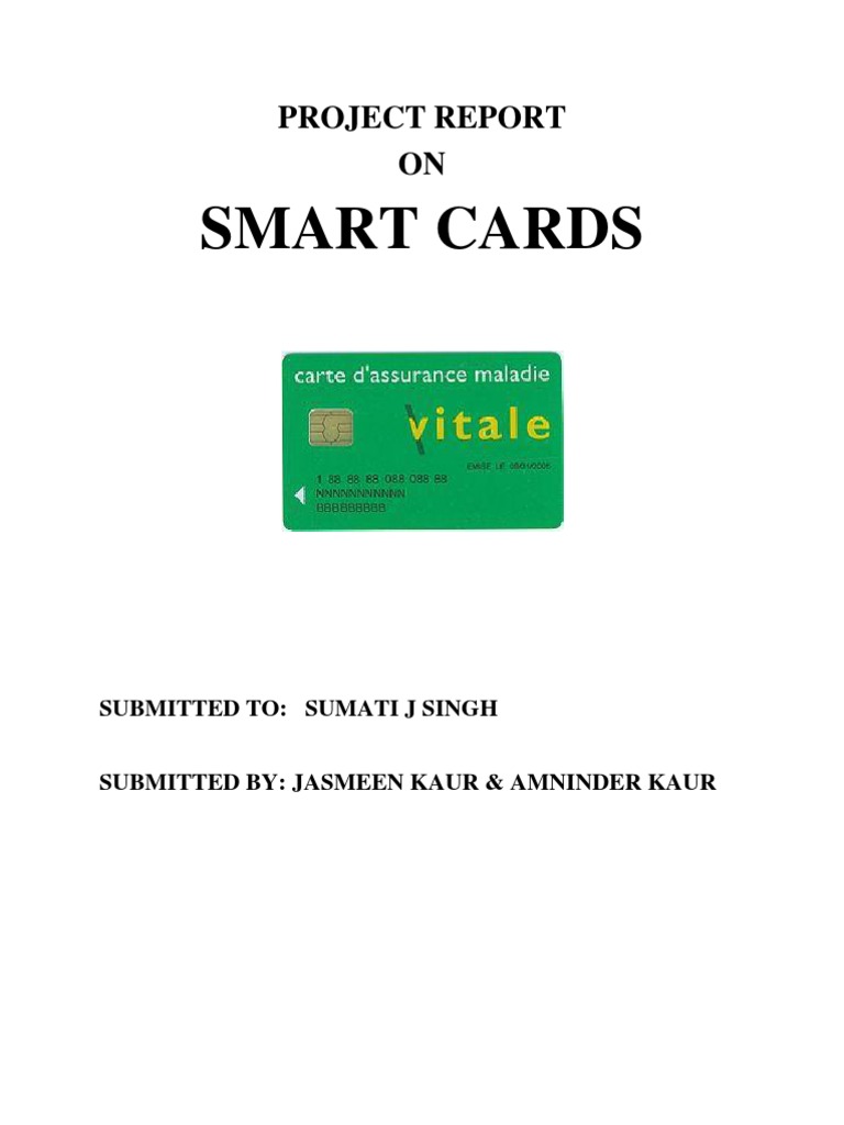 Smart Cards: Project Report ON | PDF | Smart Card | Identity Document