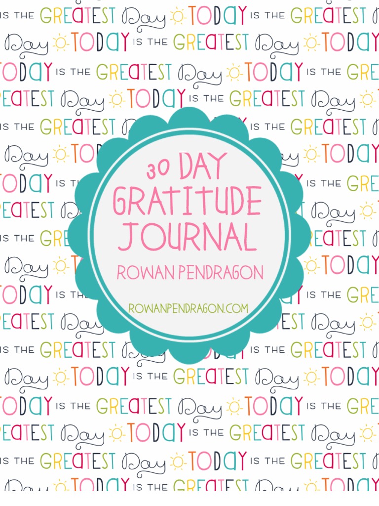 30 Day Gratitude Journal | PDF | Gratitude | Positive Mental Attitude
