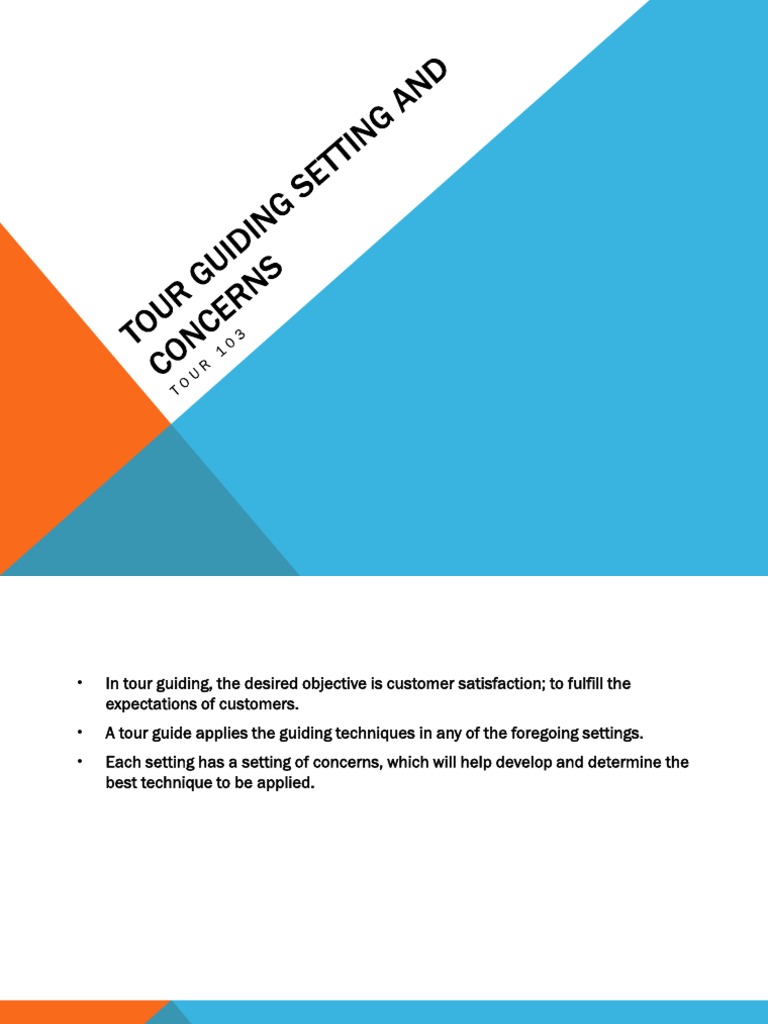 Tour Guiding Essentials | PDF | Technology & Engineering