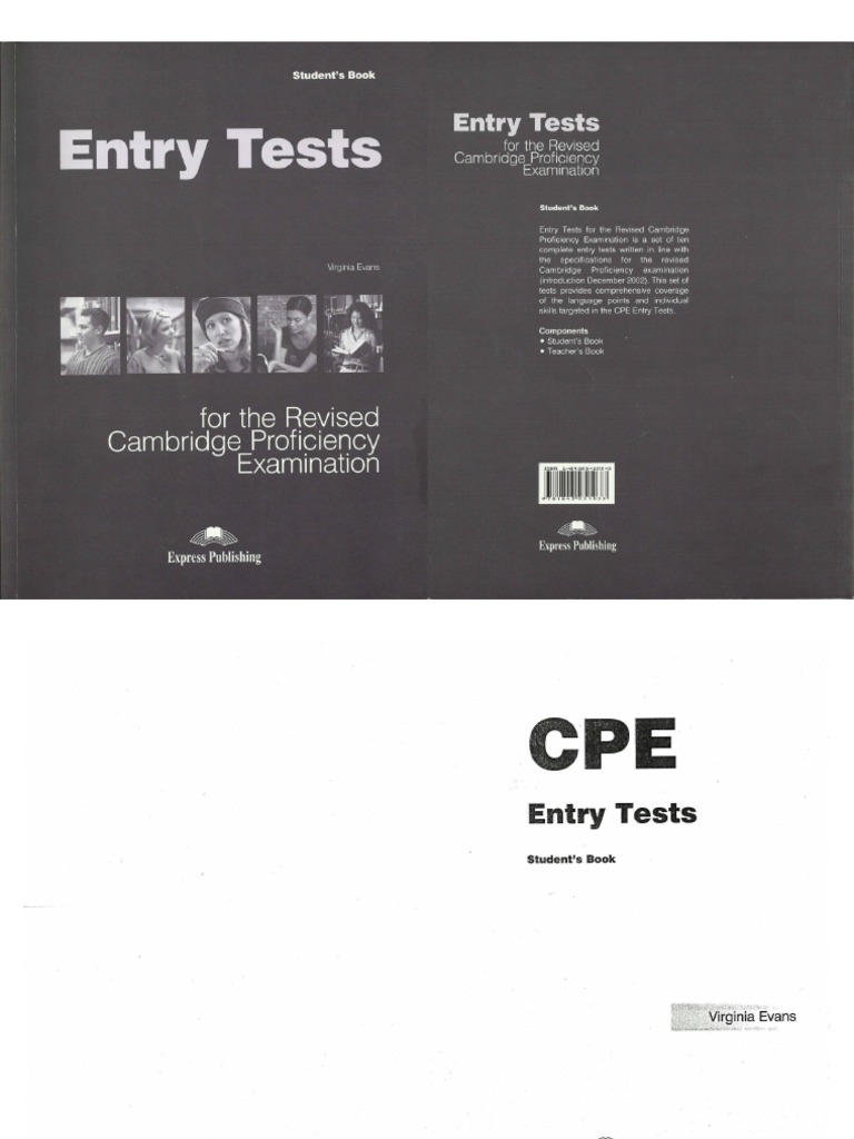 CPE Entry Tests 1 SB