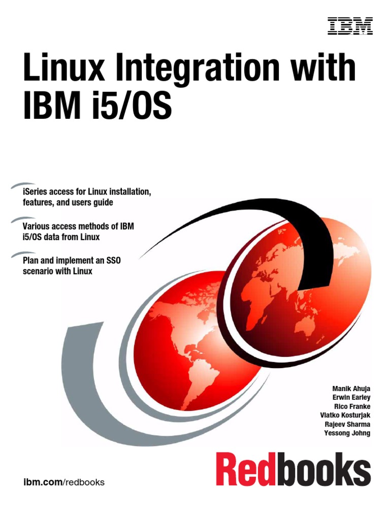 Linux Integration With IBM i5/OS: Front Cover | PDF | Ibm System I ...