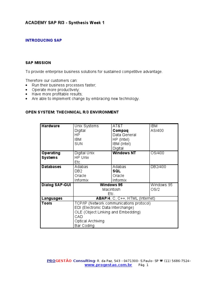Sap r3 Overview1 | PDF | Invoice | Business Process
