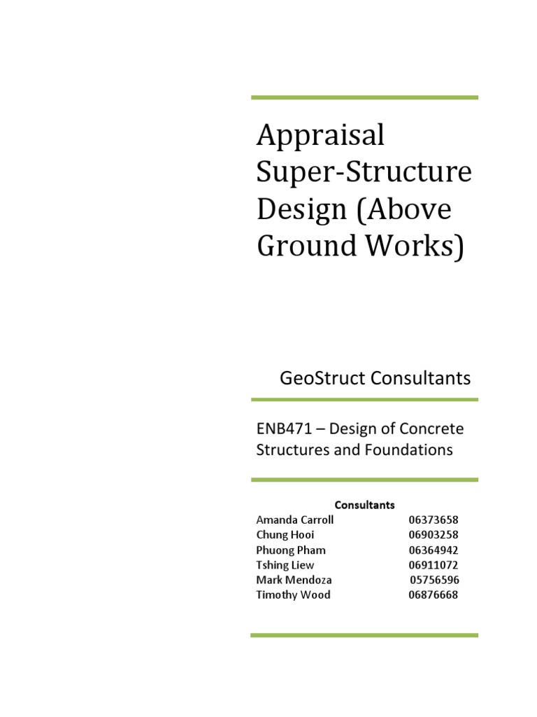 Concrete Super Structure Report | PDF | Prestressed Concrete | Concrete