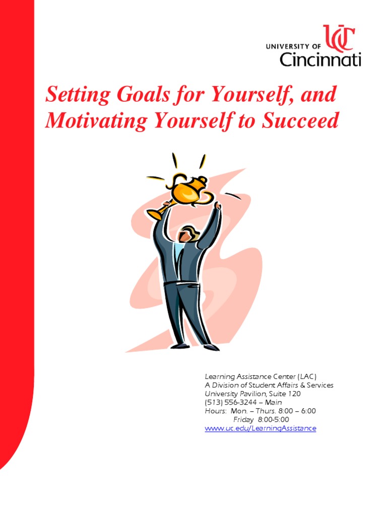 Goal Setting and Self-Motivation Guide | PDF | Wellness