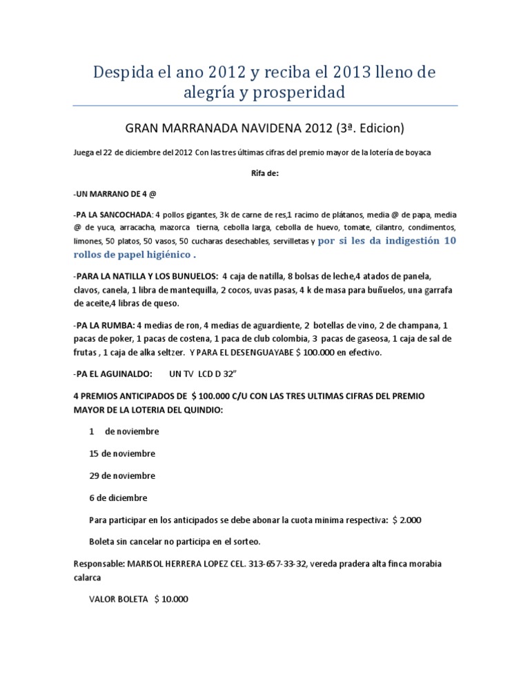 Gran Marranada Navidena 2012 | PDF