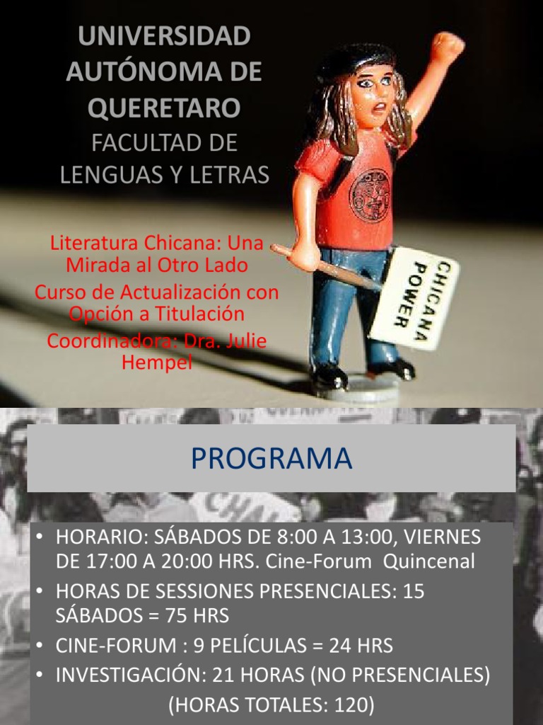 Curso Literatura Chicana | PDF | Chicano | México