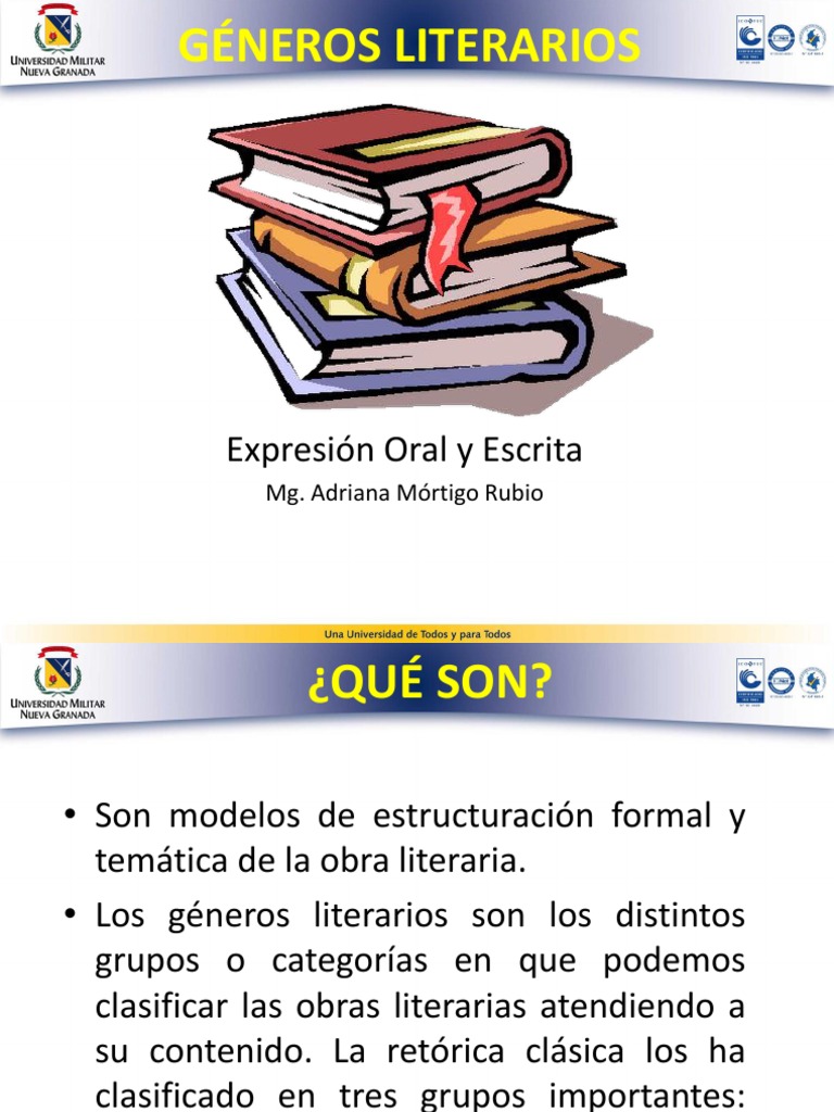 Presentacion Generos Literarios | PDF | Leyendas | Teatro