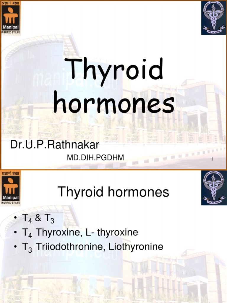 Pharmacology of Thyroid Hormones | PDF | Hyperthyroidism | Thyroid