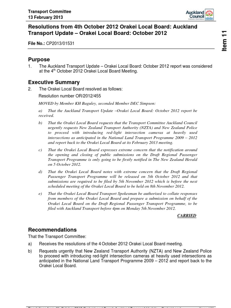 Transport Committee Agenda (1/2) Feb 13 | Traffic | Ticket (Admission)