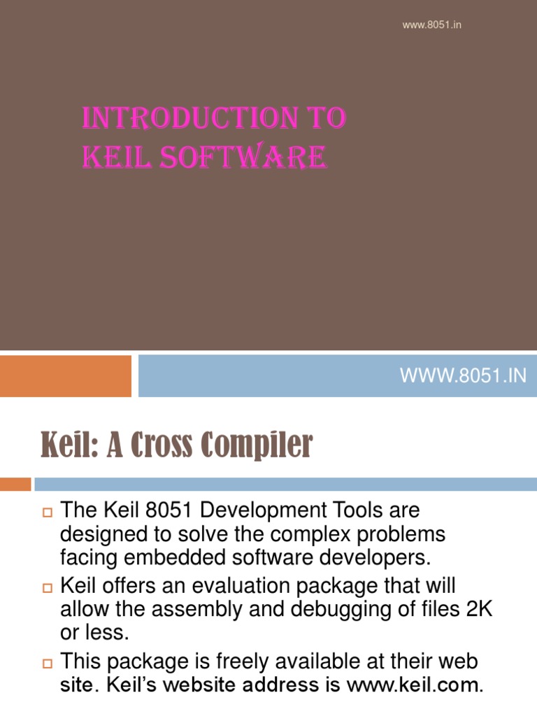 Introduction To Keil | PDF | Compiler | Computer Program