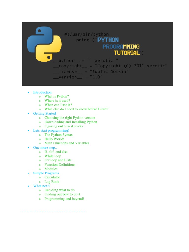 Python | PDF | Control Flow | Python (Programming Language)
